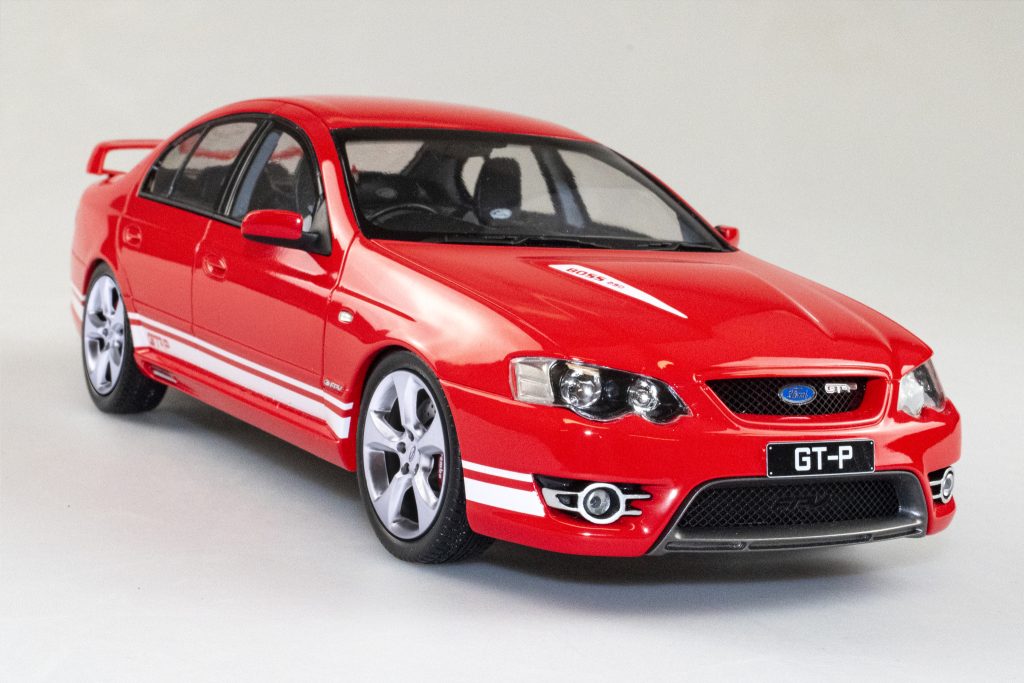 1:18 Scale. FPV BF GT MIKI GT-P Vixen Red with Winter White Stripes ...