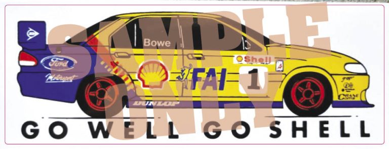 SHELL, Go Well Go Shell, John Bowe #40 - Motorfocus Diecast Models