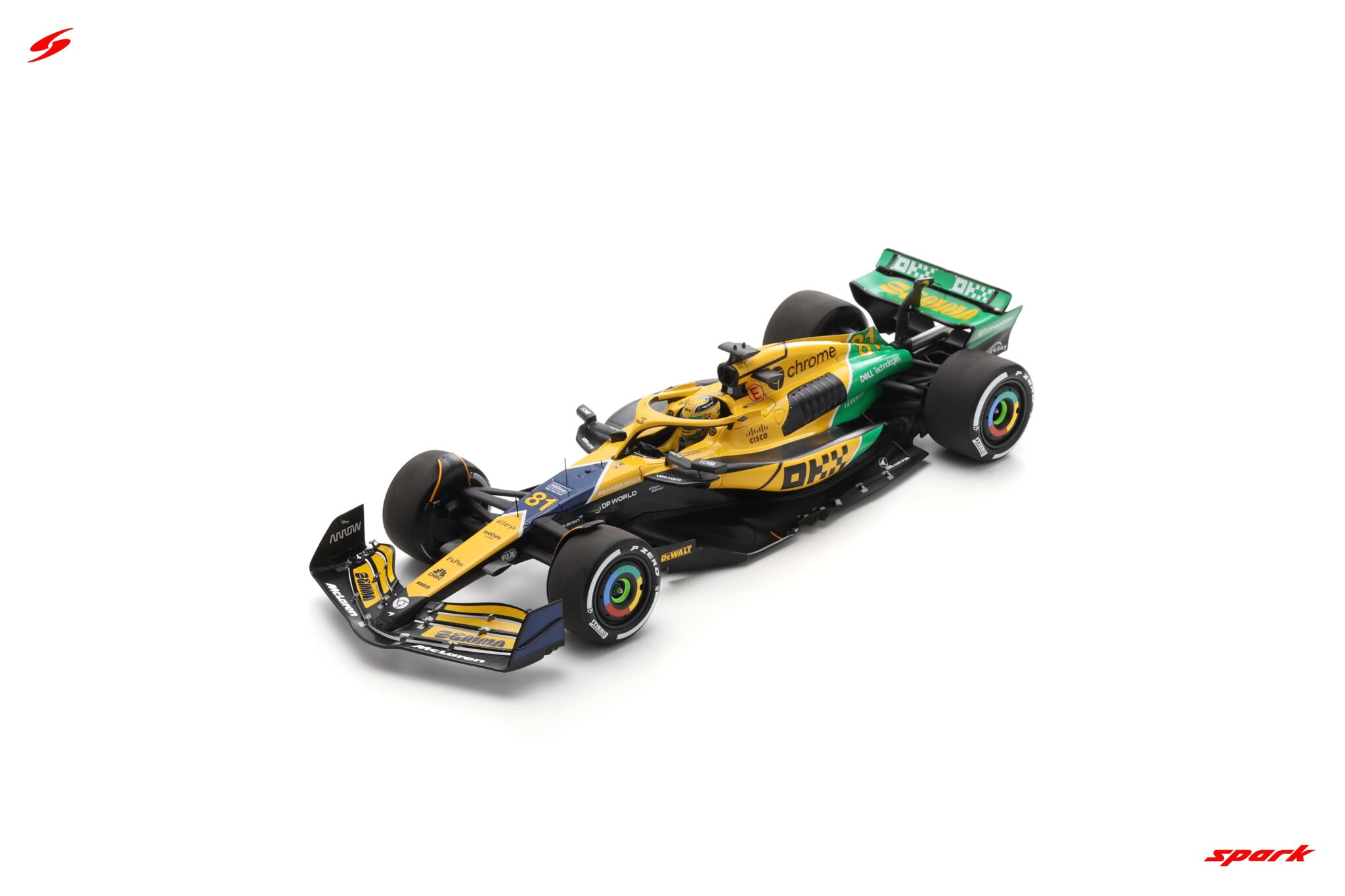 1:18 Scale. Oscar Piastri #81. McLaren Formula 1 Team MCL38 2nd Monaco ...