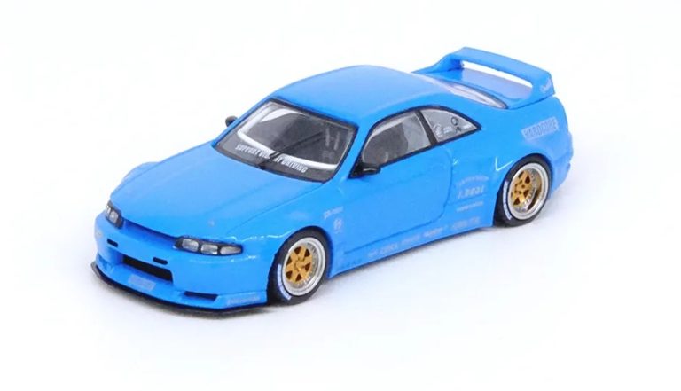1:64 Scale. NISSAN SKYLINE GT-R (R33) “Pandem / Rocket Bunny” Blue ...