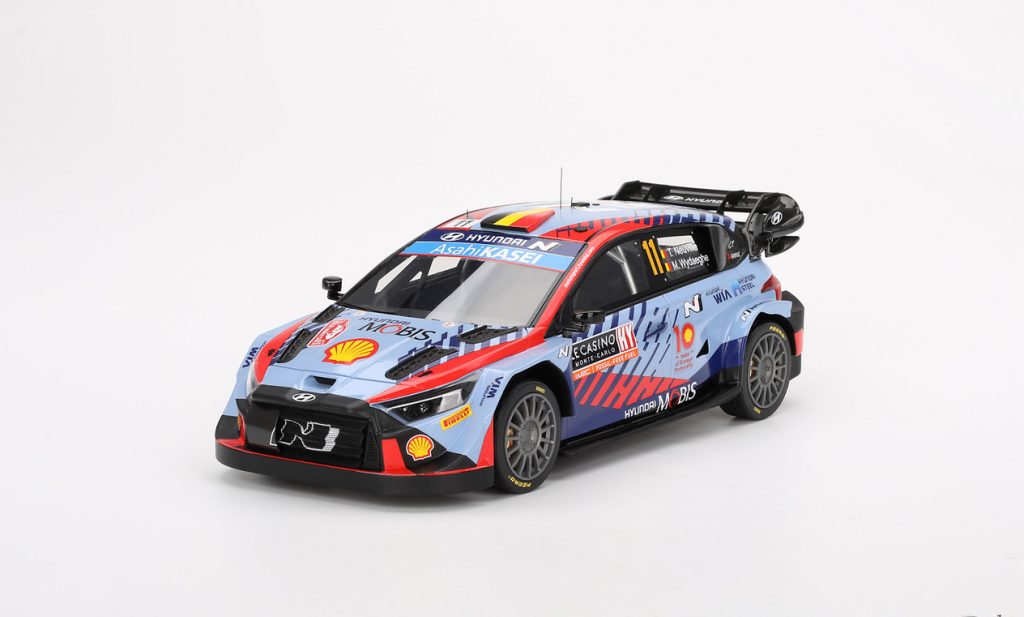 1:18 Scale. Hyundai i20 N Rally1 Hybrid #11 2024 Rally Monte Carlo ...