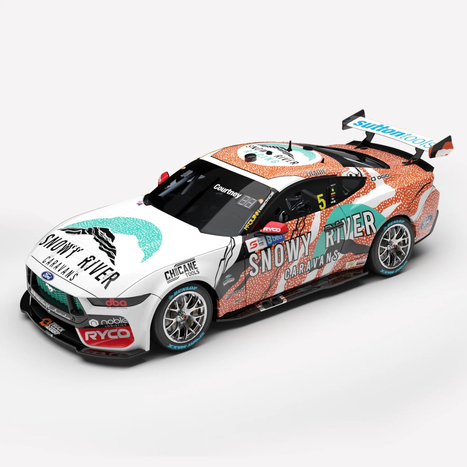 1:43 Scale. James Courtney. Tickford Racing #5 Ford Mustang GT - 2023 ...