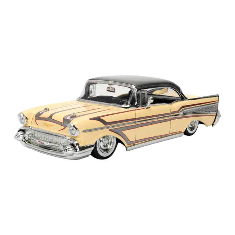 1:24 Scale. Big Time Muscle - 1957 Chevy Bel Air - Motorfocus Diecast ...