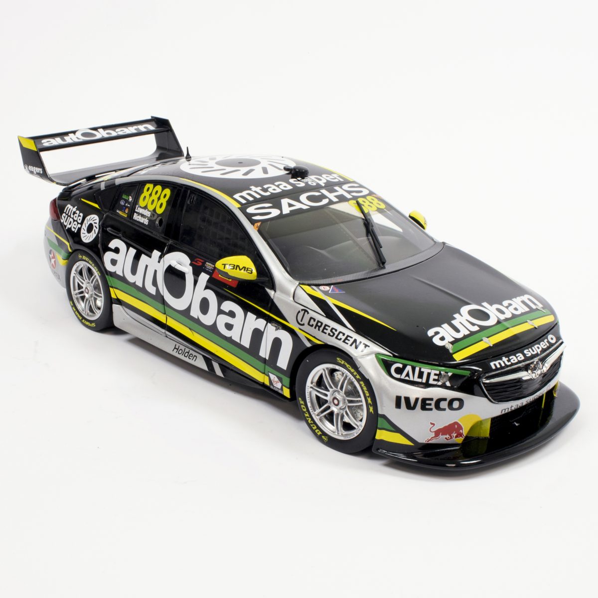 1:43 Scale. Craig Lowndes & Steven Richards. Holden ZB #888 2018 ...