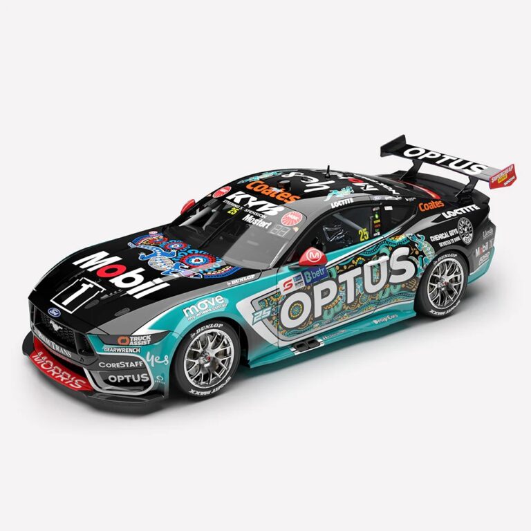 1:18 Scale. Chaz Mostert. Mobil 1 Optus Racing #25 Ford Mustang GT ...