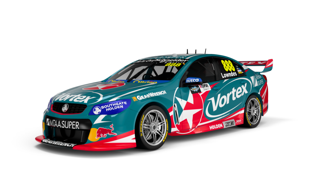 1:18 Scale. Craig Lowndes. Holden VF Commodore. TEAM VORTEX #888. 2016 ...