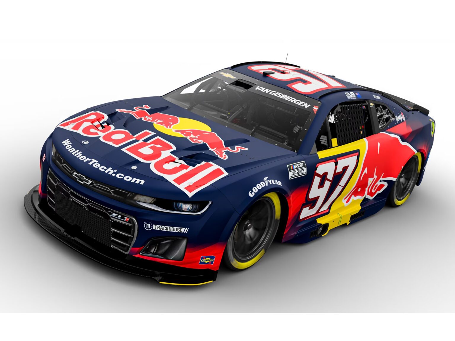 1:24 Scale. Shane van Gisbergen #97, RED BULL 2026. NASCAR CUP SERIES ...