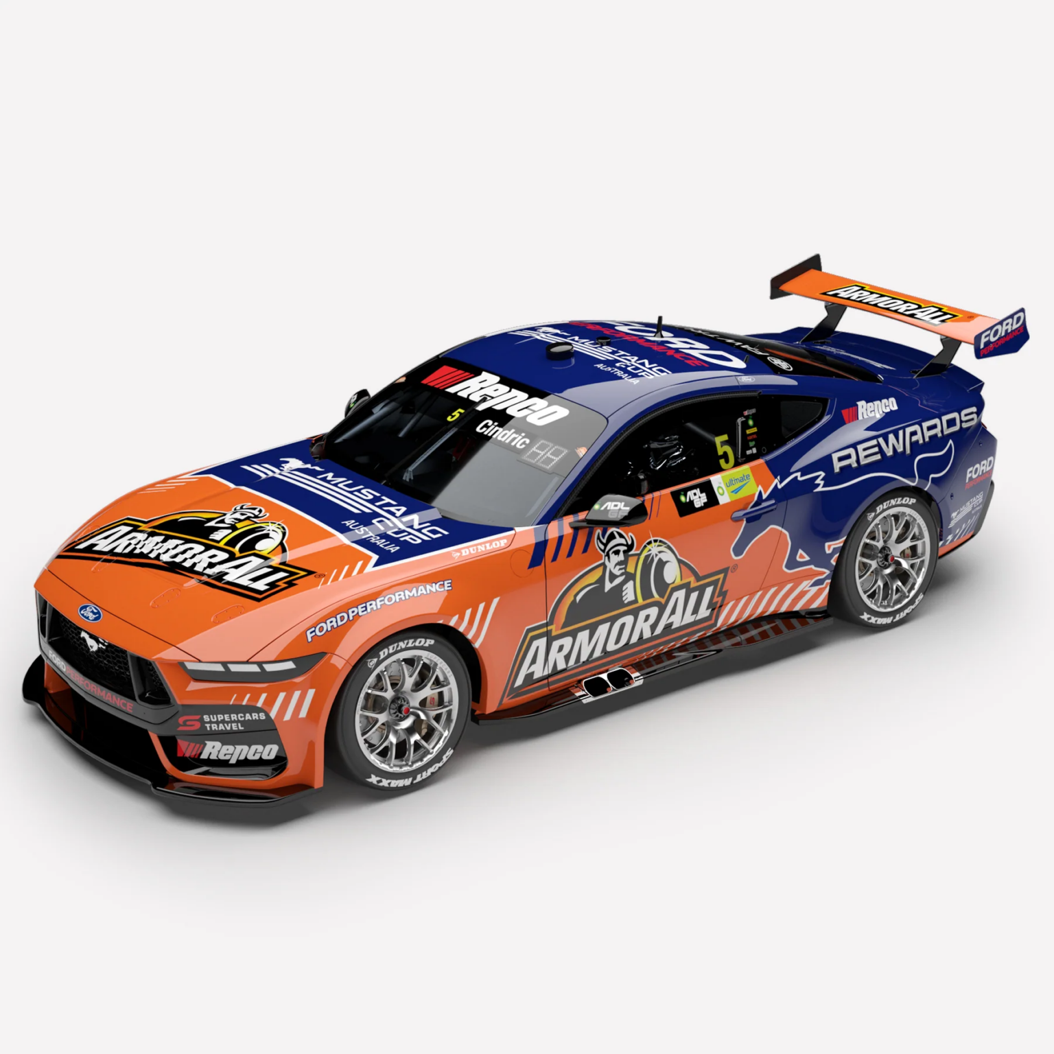 1:18 Scale. Austin Cindric. Tickford / Ford Performance Racing #5 Ford ...